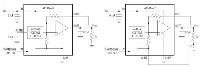 MAX6070 & MAX6071 Voltage References - Analog Devices / Maxim Integrated | Mouser