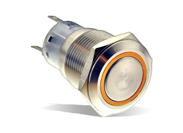 PV4 Illuminated Anti-Vandal Pushbutton Switches - E-Switch | Mouser