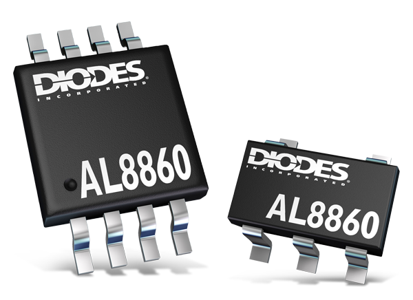 AL8860 40V 1.5A Buck LED Driver - Diodes Inc | Mouser
