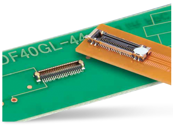 DF40GL 0.4mm-Pitch Positive Lock Connectors - Hirose | Mouser