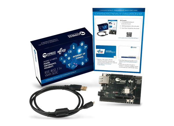 WICED CYW43907 Evaluation Kit - Infineon Technologies | Mouser