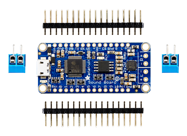 Audio FX Sound Board - Adafruit | Mouser