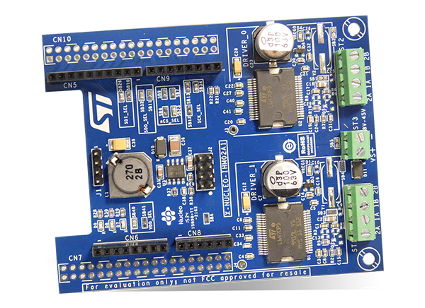 X-NUCLEO-IHM02A1 Motor Driver Expansion Board - STMicro | Mouser