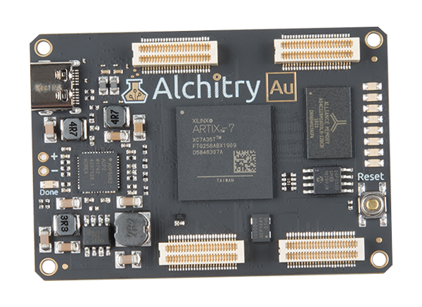 Alchitry Au (Gold) FPGA Development Board - SparkFun | Mouser