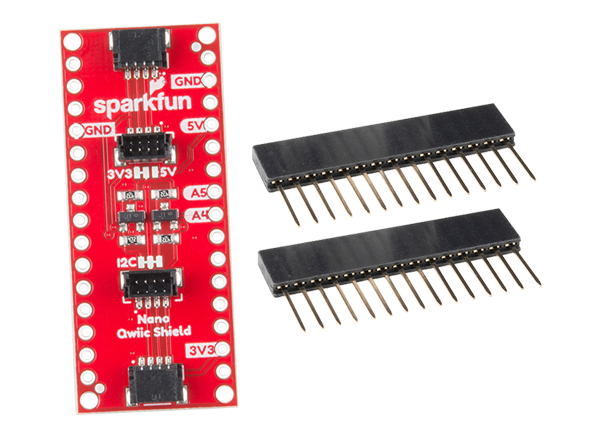 DEV-16789 Qwiic Shield for Arduino Nano - SparkFun | Mouser