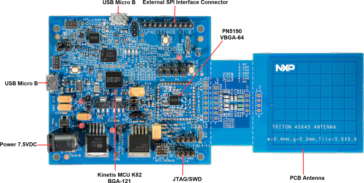 PNEV5190BP NFC Development Board - NXP Semiconductors | Mouser
