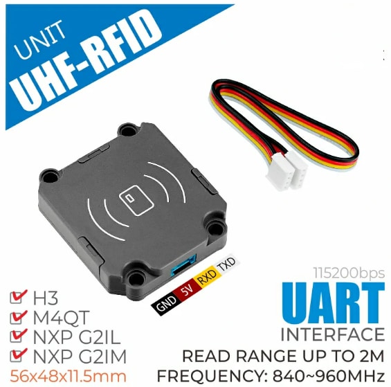 UHF-RFID Module - M5Stack | Mouser
