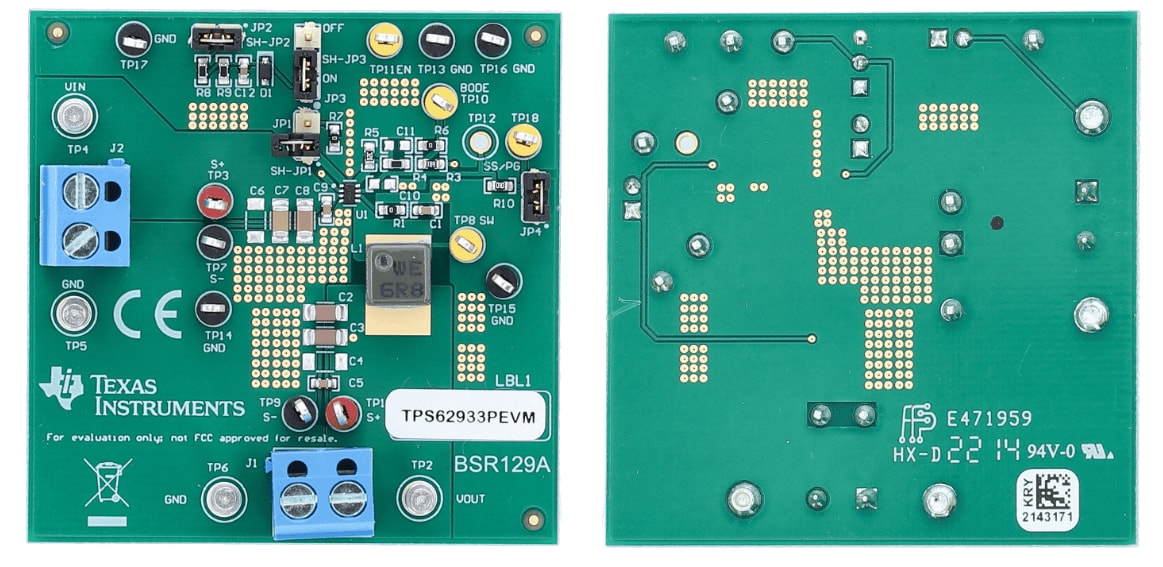 TPS62933PEVM Evaluation Module - TI | Mouser