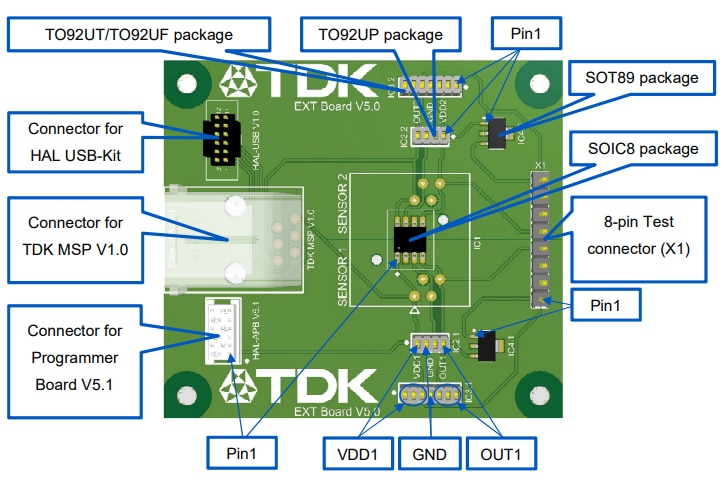 V5.0 Extension Board - TDK-Micronas | Mouser