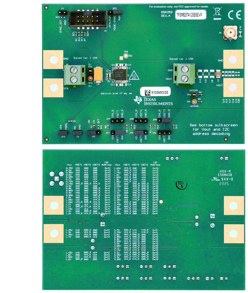 TPSM8287A06BASEVM & TPSM8287A12BBSEVM Eval Modules - TI | Mouser