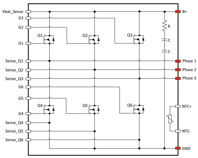 NXV10Vx 3-Phase Automotive Power MOSFET Modules - onsemi | Mouser