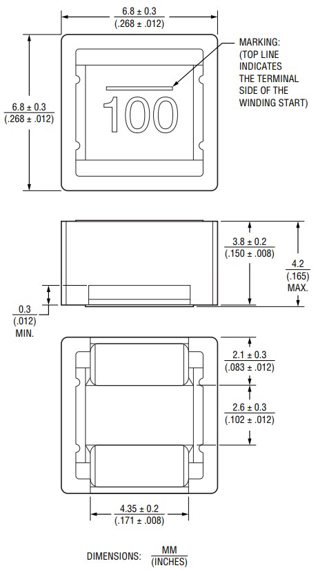 SRR6838A Automotive Shielded Power Inductors - Bourns | Mouser