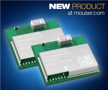 Panasonic PAN1740 Bluetooth Low Energy Modules Available from Mouser Electronics